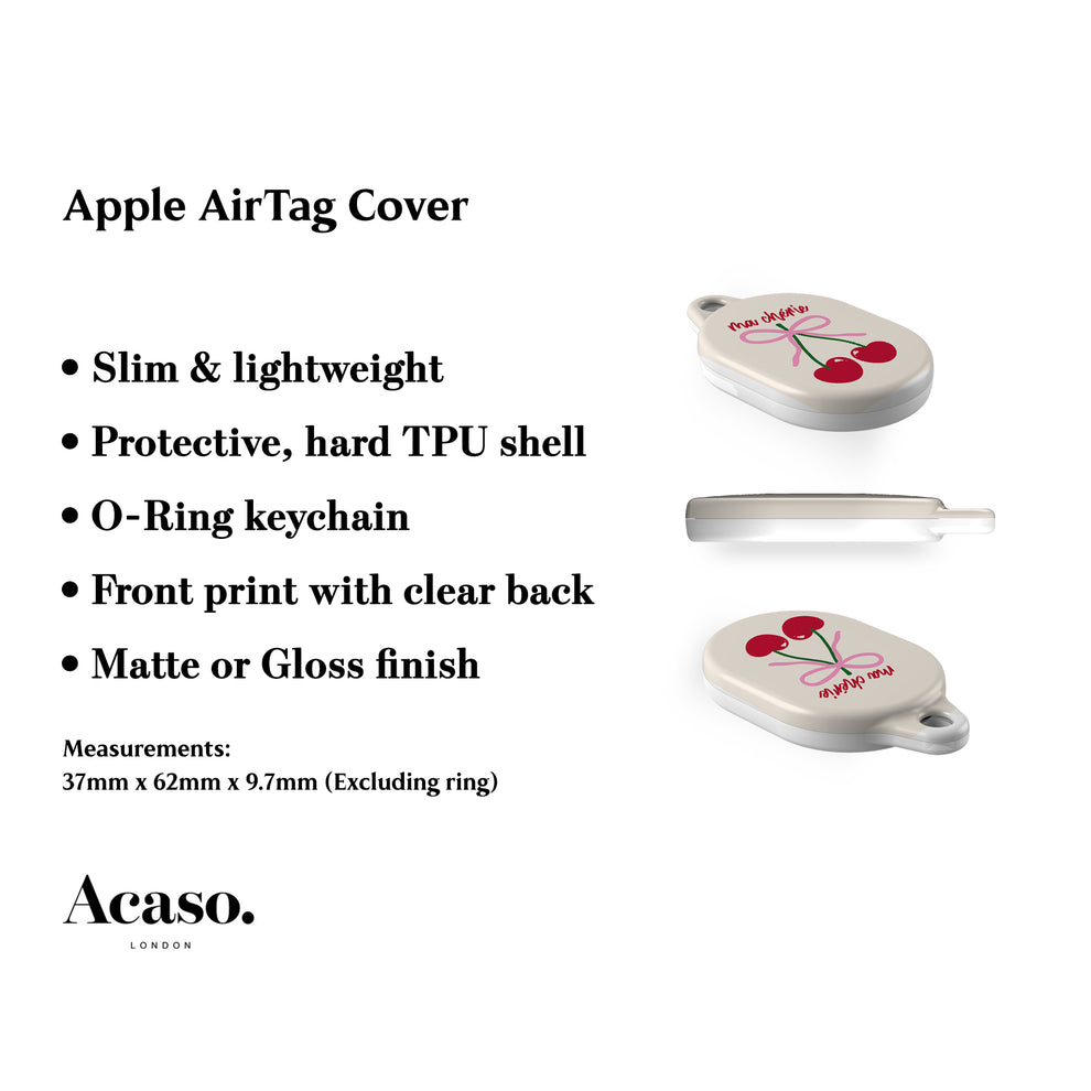Cherry AirTag Holder for Luggage, Bags & Keys – Acaso London