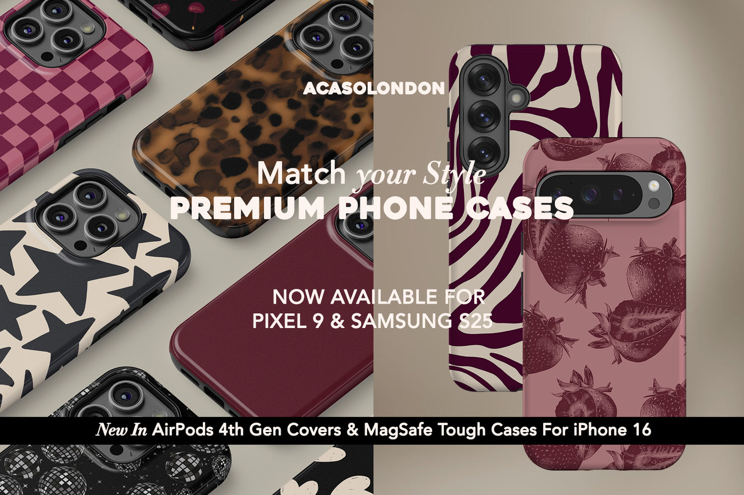 Acaso London - Protective Phone Cases with Unique and Stylish Prints