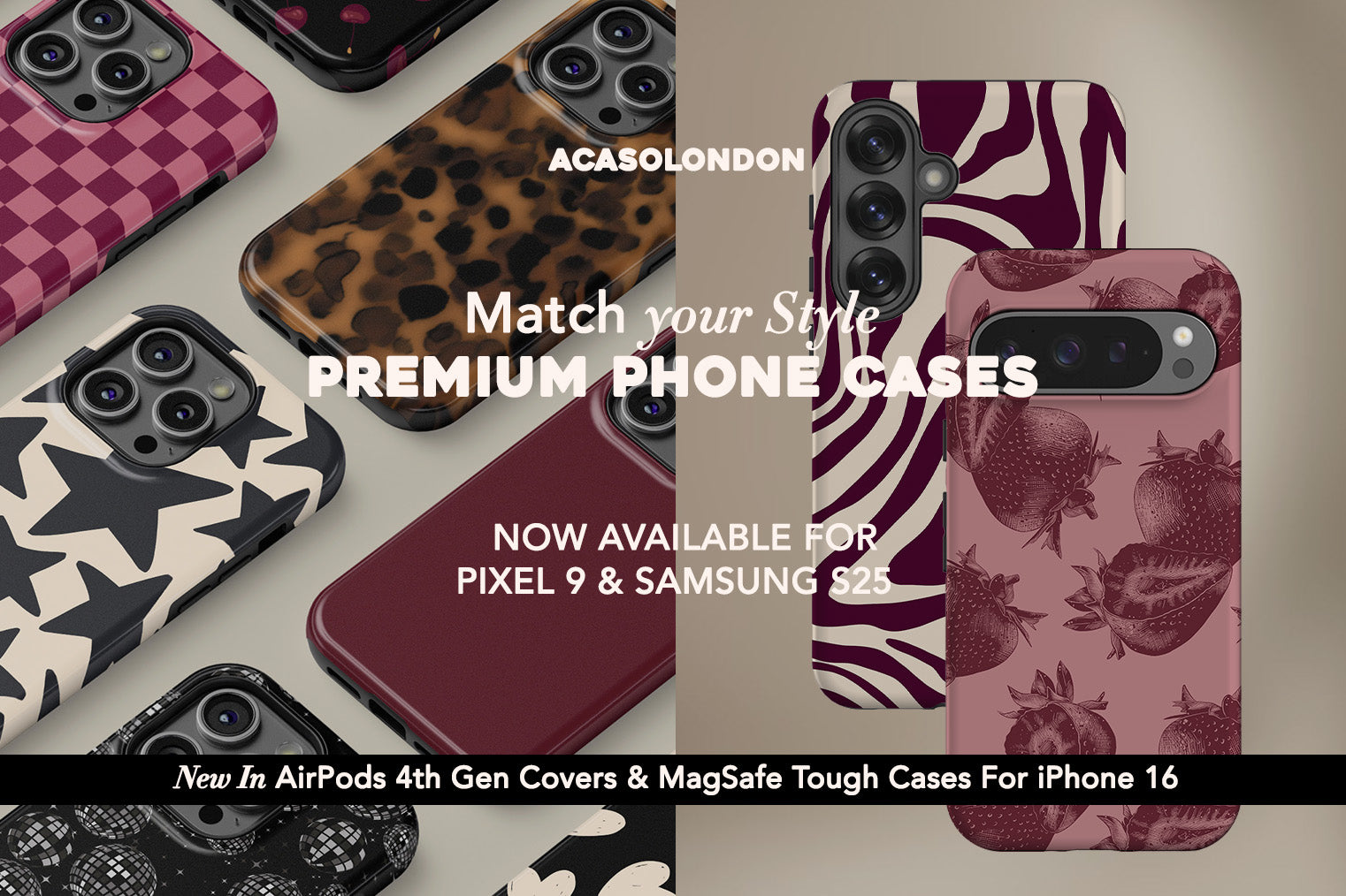 Acaso London - Protective Phone Cases with Unique and Stylish Prints